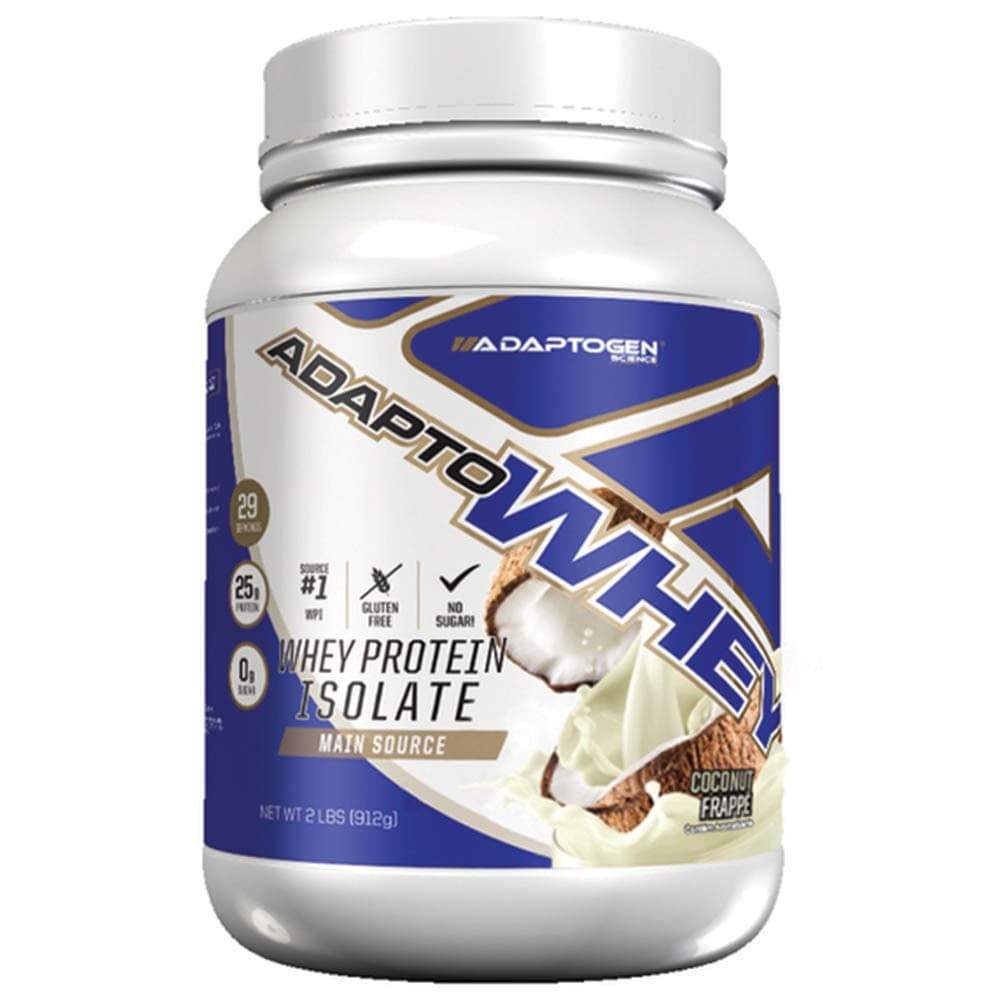 Adapto Whey Coconut Frappé 912g Adaptogen Science :: UniNatural