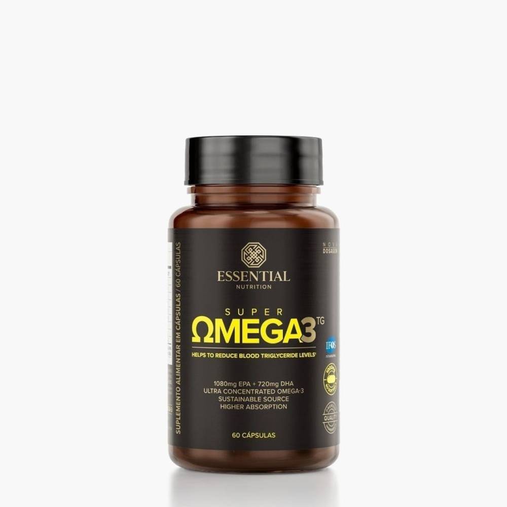 Super Ômega-3 TG 1000mg 60 Cápsulas Essential Nutrition :: UniNatural