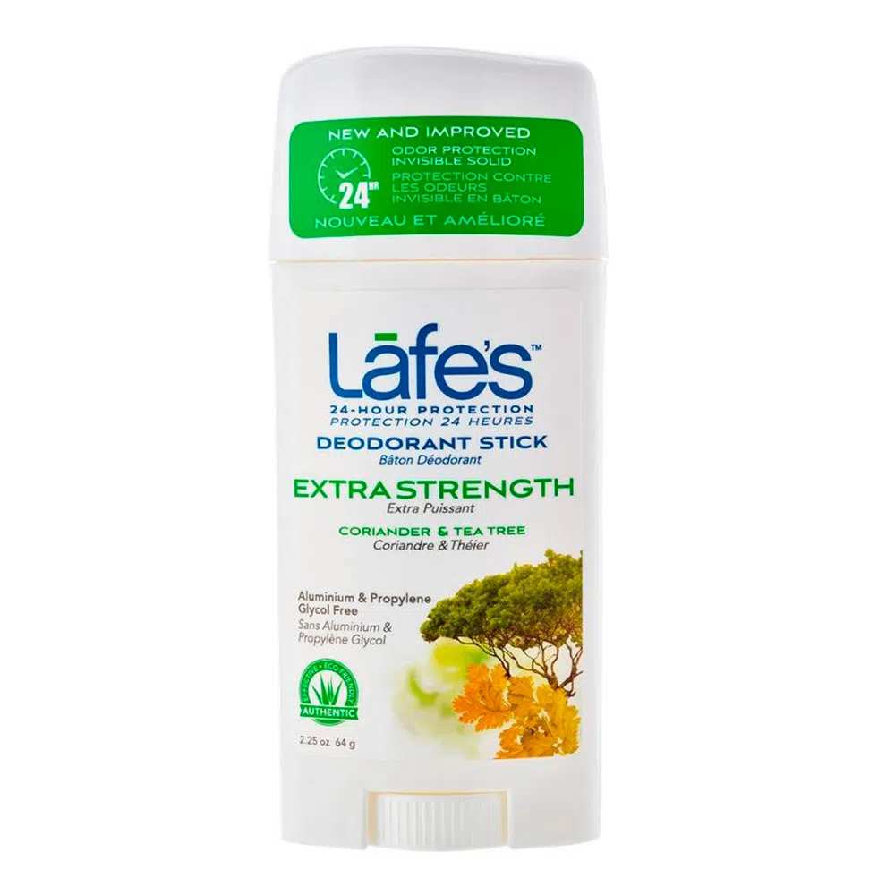 Desodorante Natural Twist Extra Strength Coriander e Tea Tree 64g Lafe ...