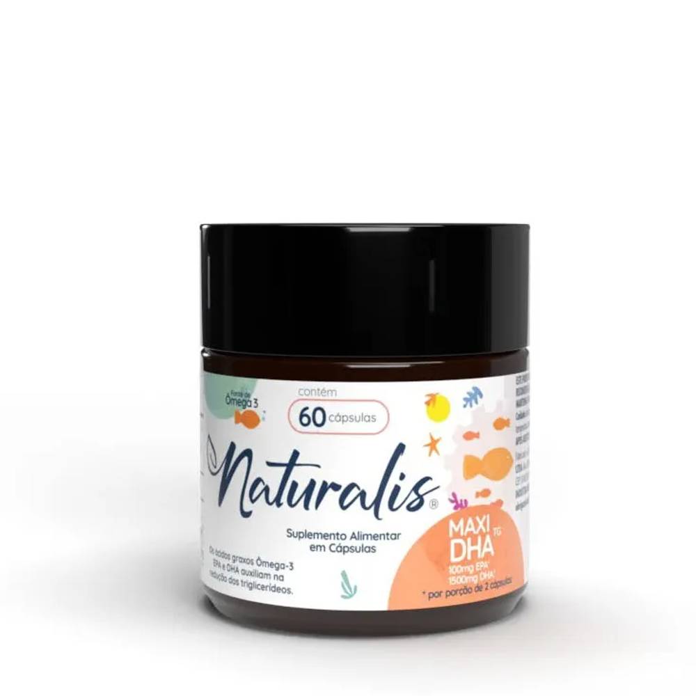 Omega-3 Maxi DHA 60 Cápsulas Naturalis :: UniNatural