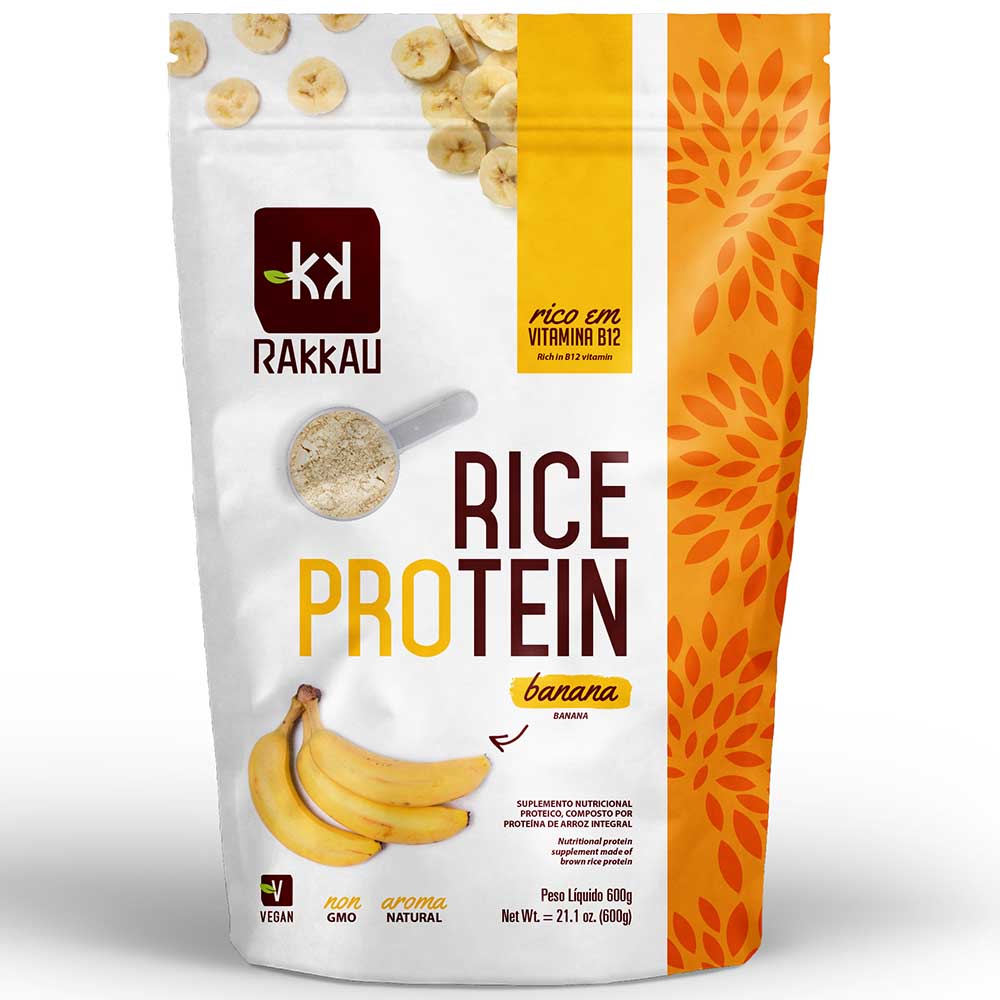 Rice Protein Banana 600g Rakkau :: UniNatural
