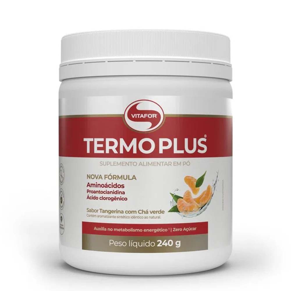 Termoplus Tangerina com Chá Verde 240g Vitafor :: UniNatural