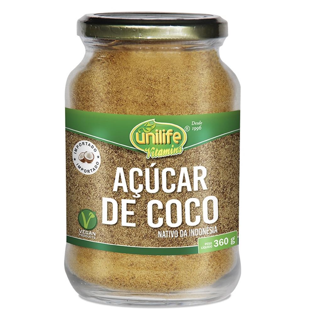 Açúcar de Coco 360g Unilife :: UniNatural