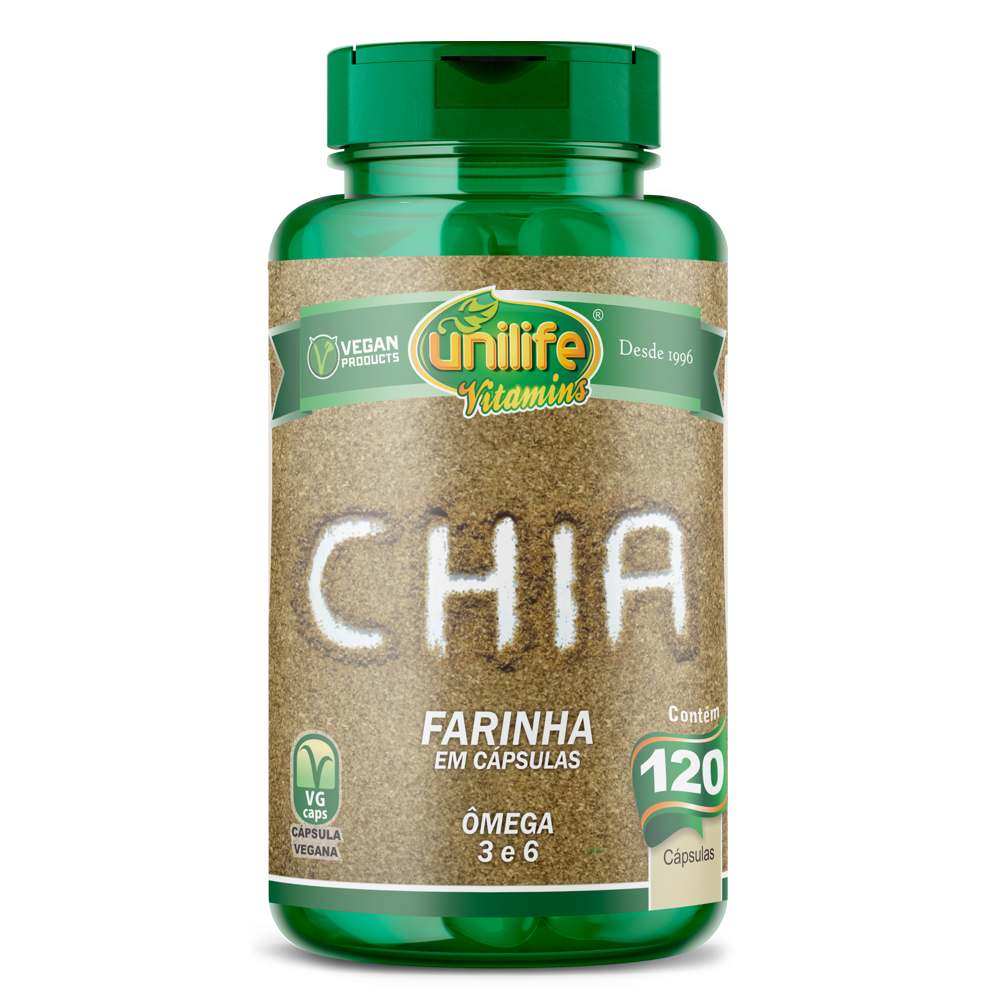 Chia 120 Cápsulas Unilife :: UniNatural
