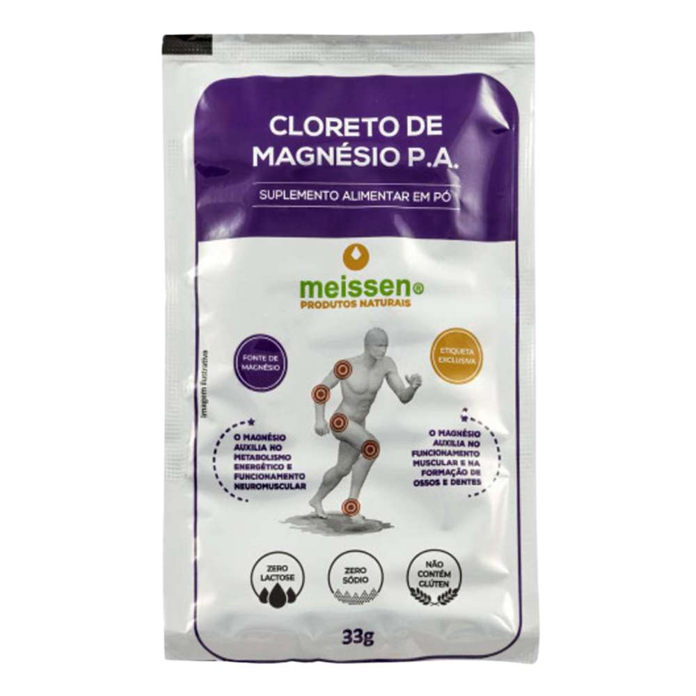 Cloreto de Magnésio P.A. Sachê 33g Meissen :: UniNatural