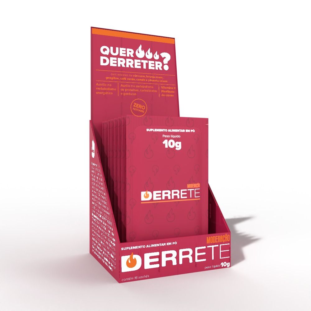 Derrete Caixa com 16 Sachês de 10g Moderação :: UniNatural