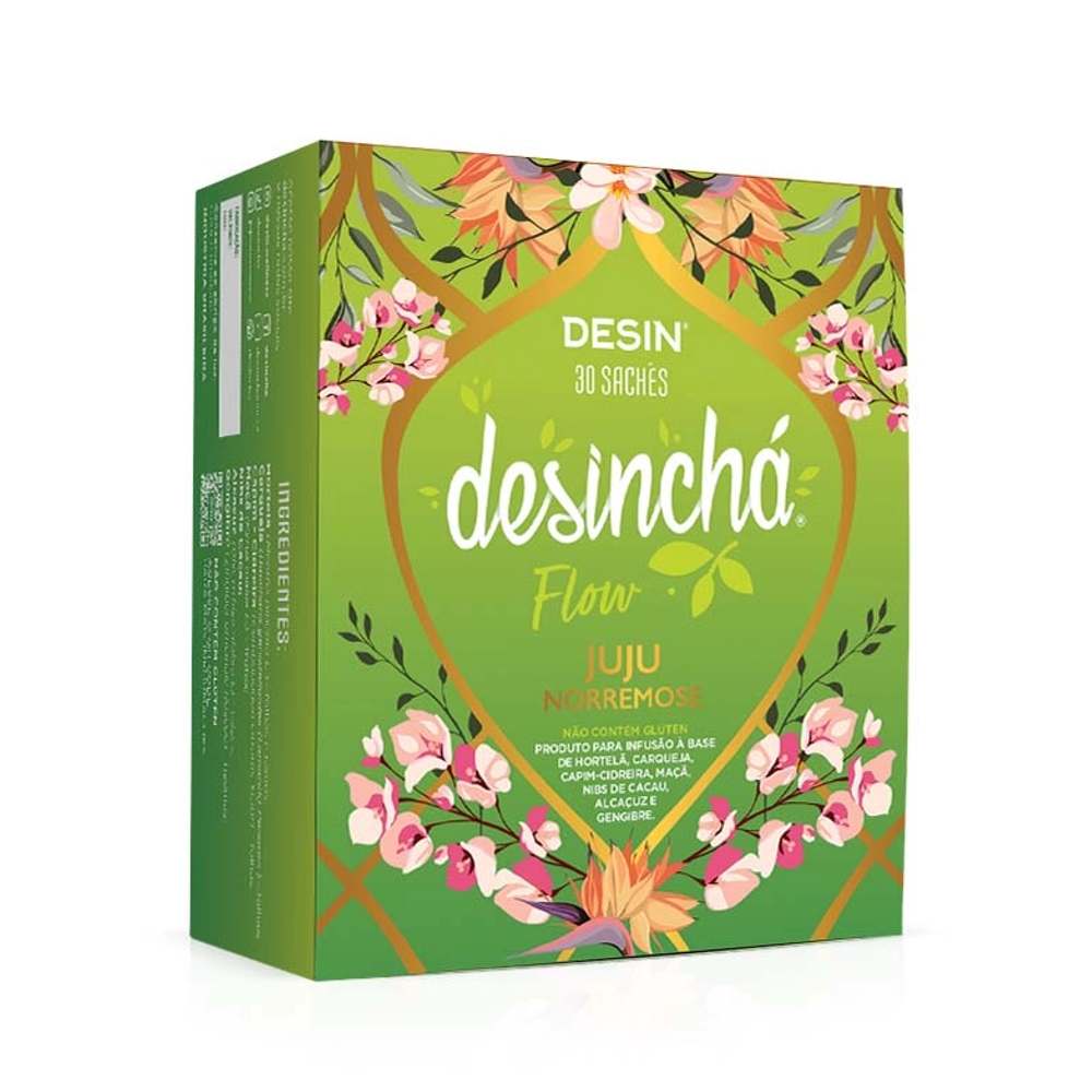 Desinchá Flow Juju Noremose 30 Sachês Desinchá :: UniNatural