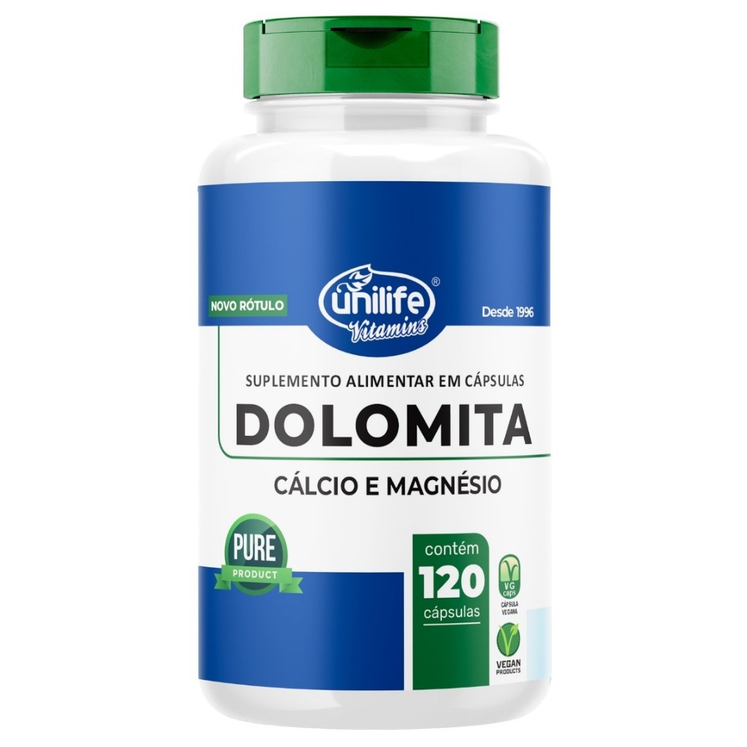 Dolomita 120 Cápsulas Unilife :: UniNatural