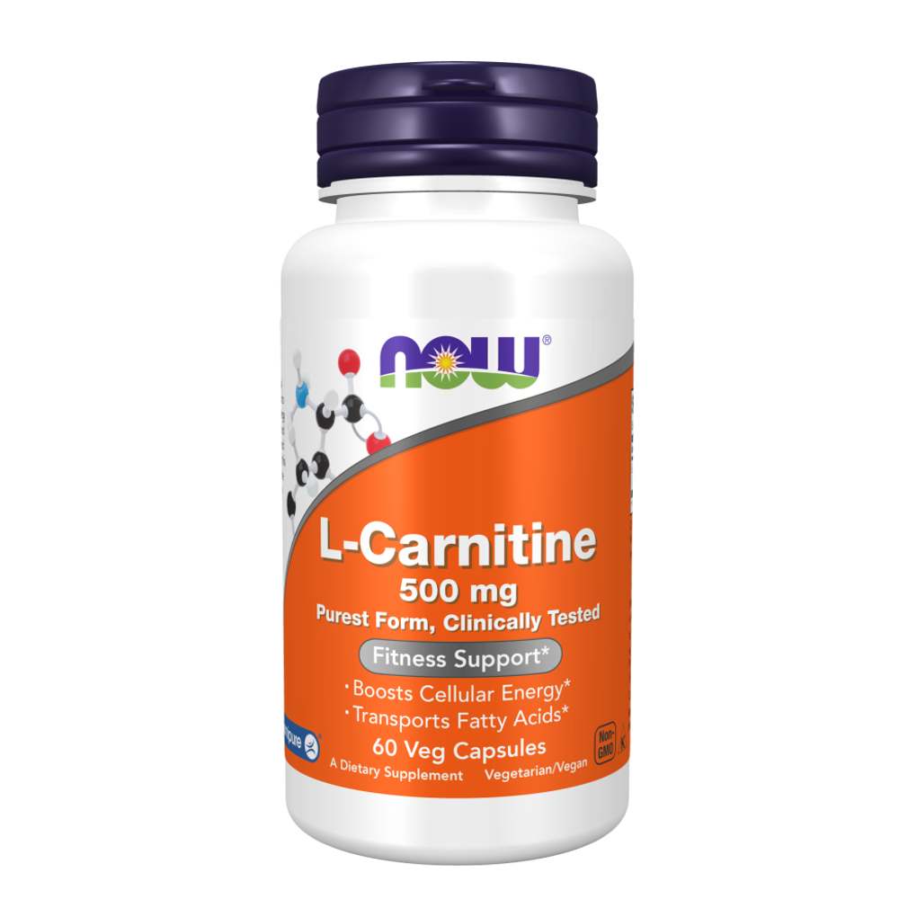 L-Carnitina 60 Cápsulas Now Foods :: UniNatural