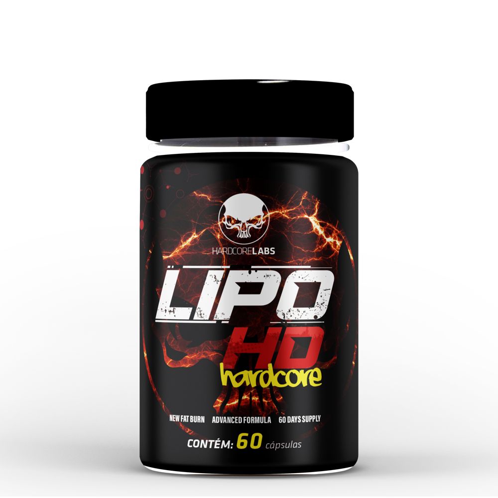 Termogênico Lipo HD Hardcore 60 Cápsulas Hardcore Labs :: UniNatural