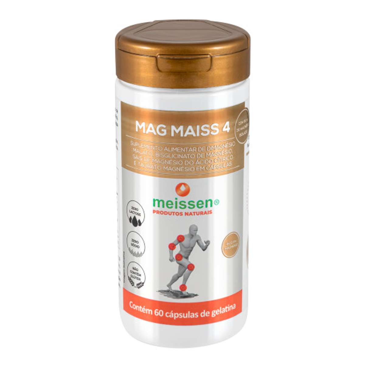 Magnésio Mag Maiss 4 60 Cápsulas Meissen :: UniNatural