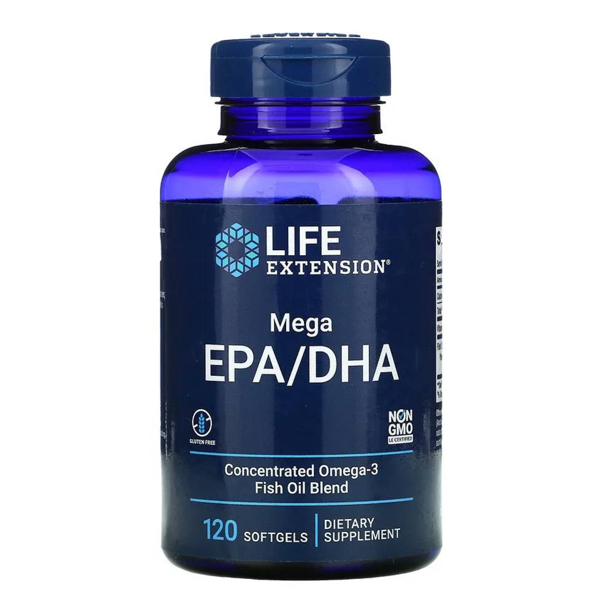 Mega EPA/DHA 120 Cápsulas Life Extension :: UniNatural