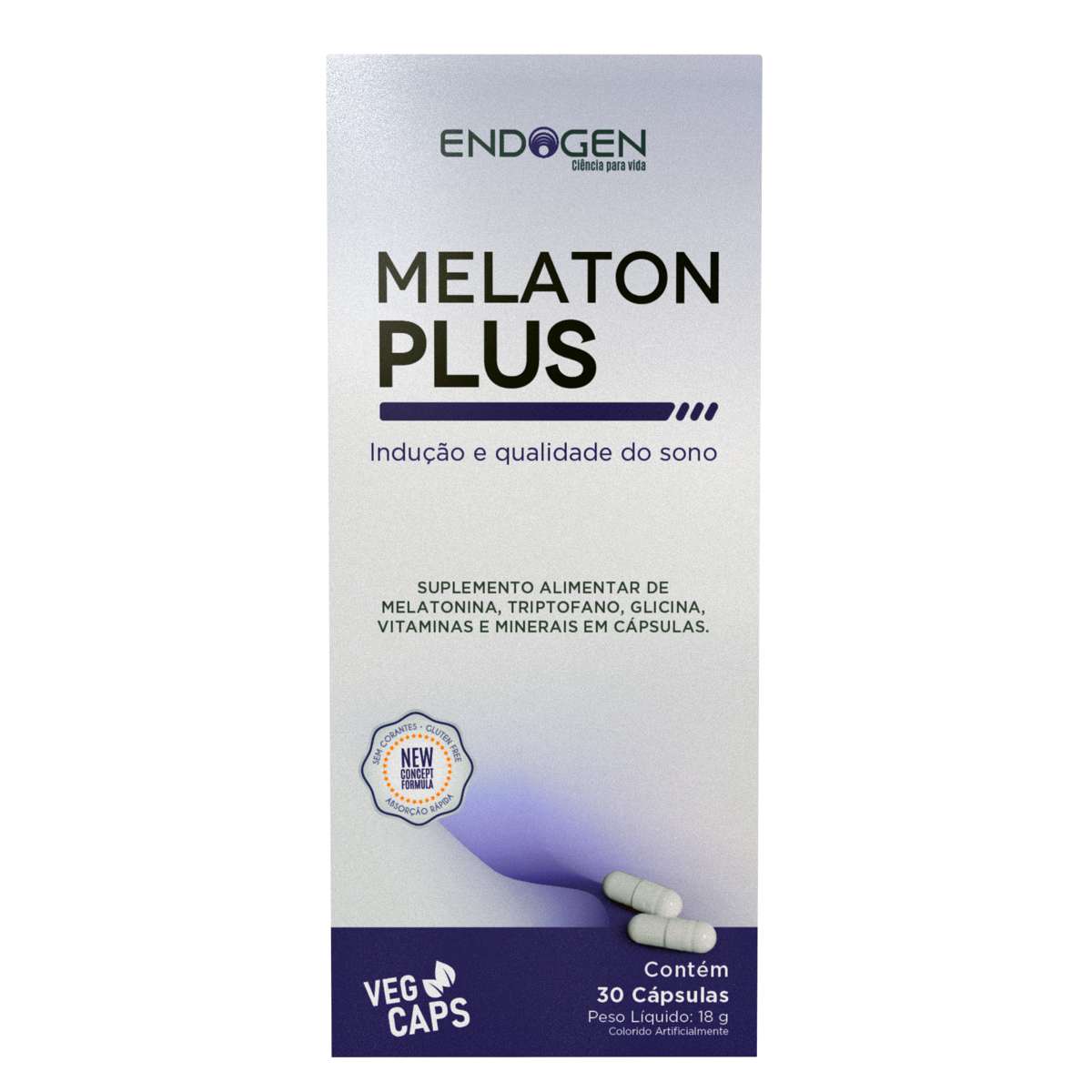 Melaton Plus 30 Cápsulas Endogen :: UniNatural
