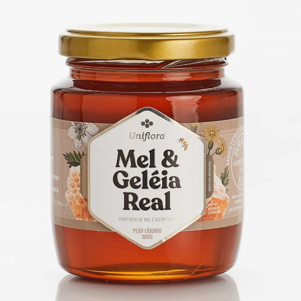 Mel com Geleia Real 300g Uniflora :: UniNatural