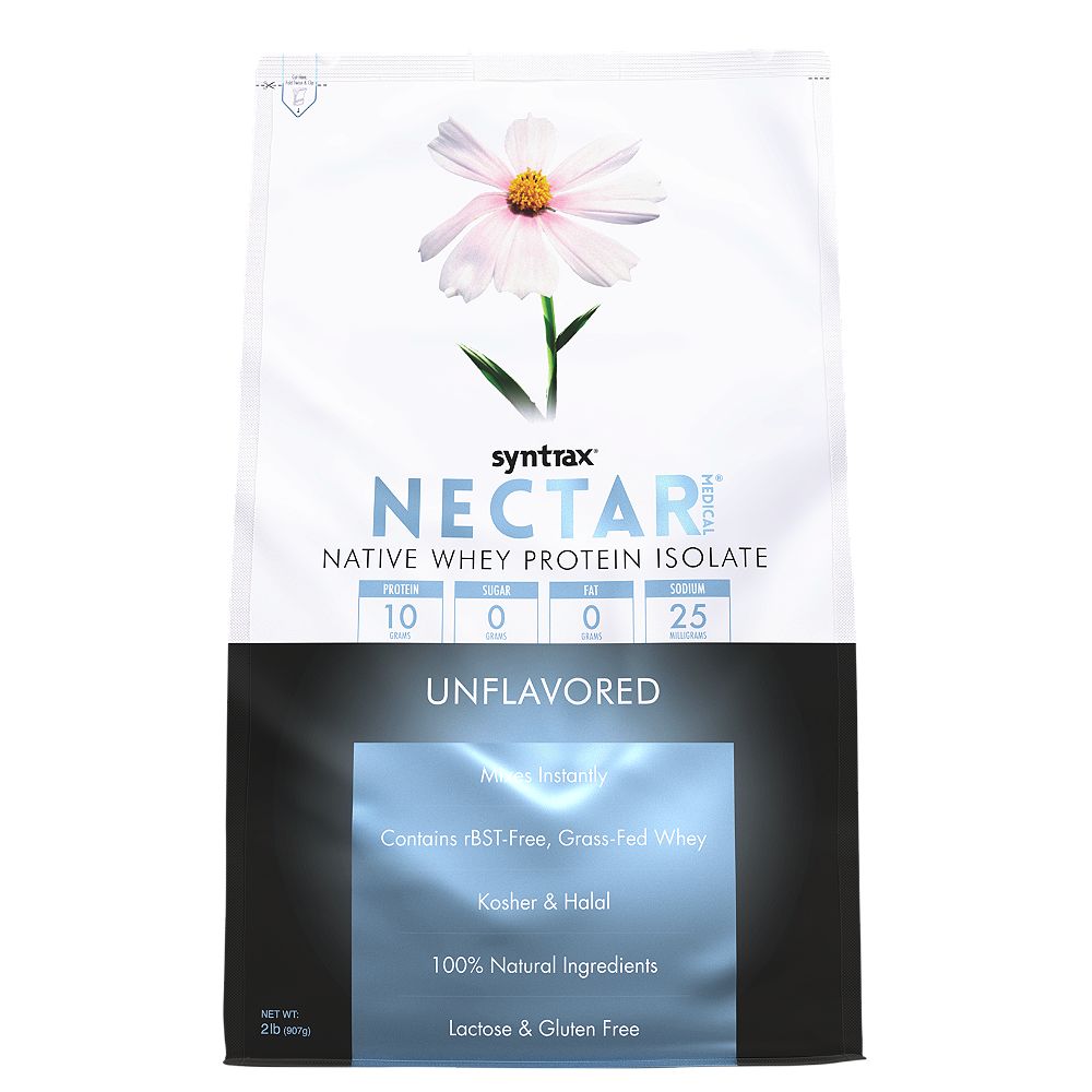 Nectar Medical Whey Protein Isolate Unflavored 907g Syntrax :: UniNatural