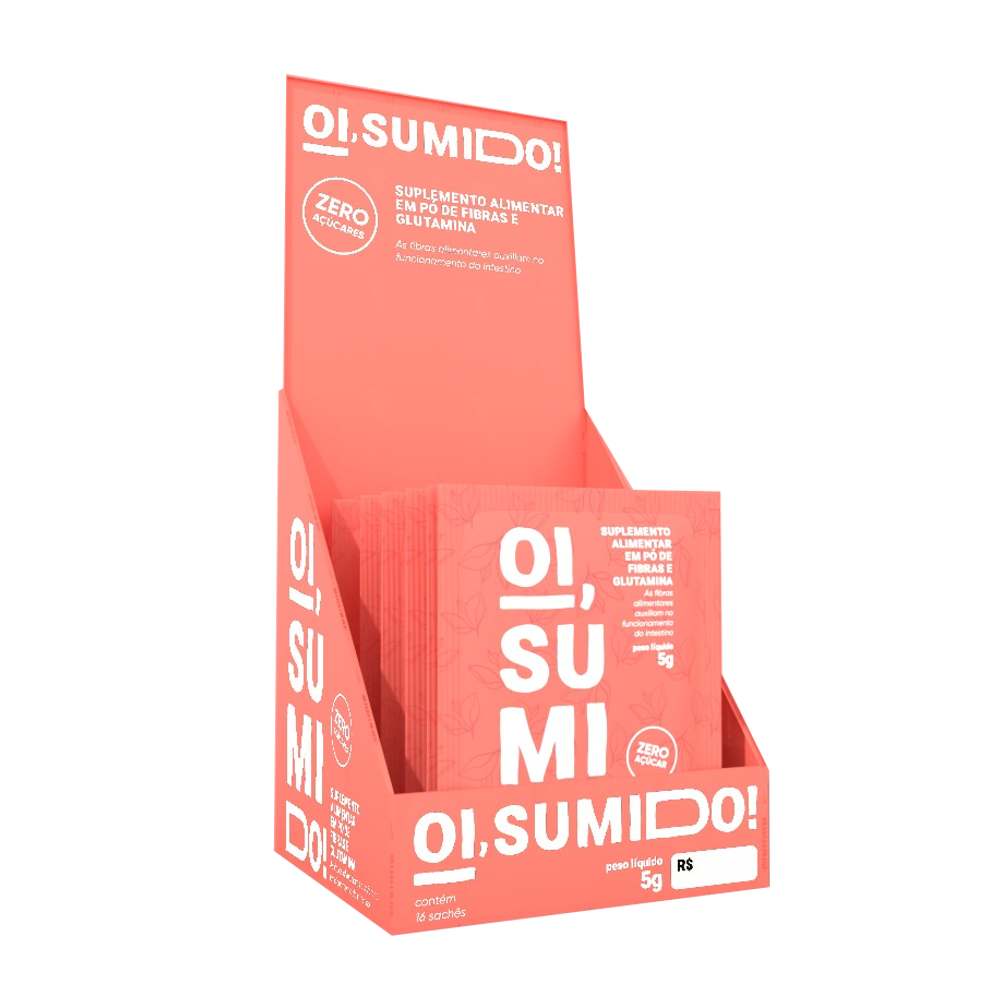 Oi, Sumido! Neutro Caixa com 16 Sachês de 5g Moderação :: UniNatural