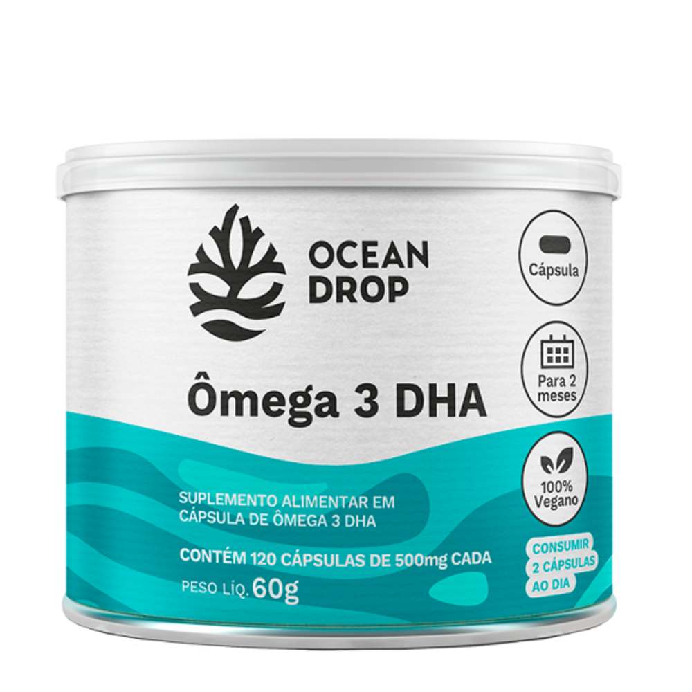 Omega 3 DHA 120 Cápsulas Ocean Drop :: UniNatural