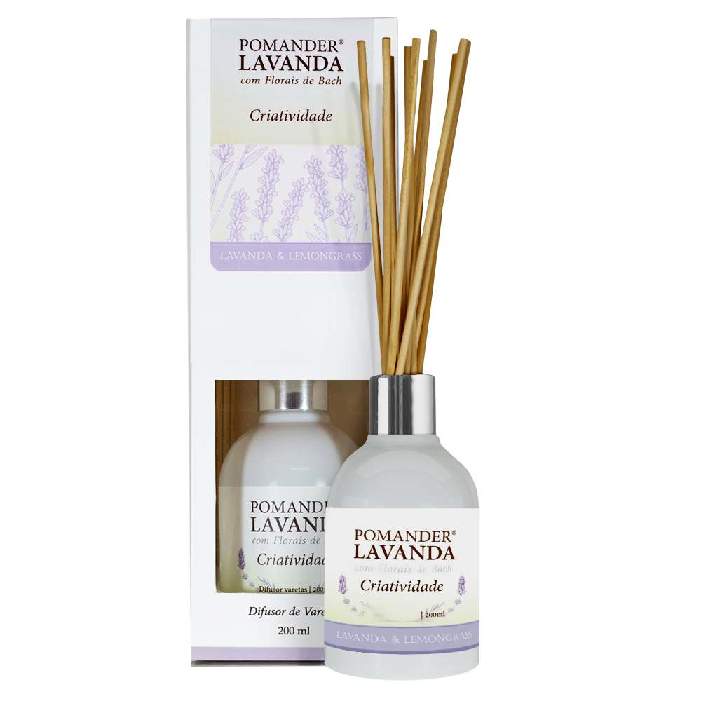 Pomander Lavanda e Lemongrass Criatividade Difusor de Varetas 200ml ...