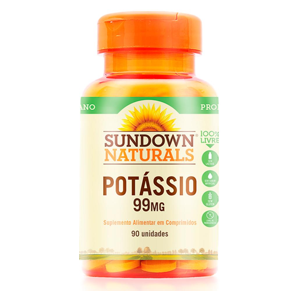 Potássio 99mg 90 Comprimidos Sundown :: UniNatural