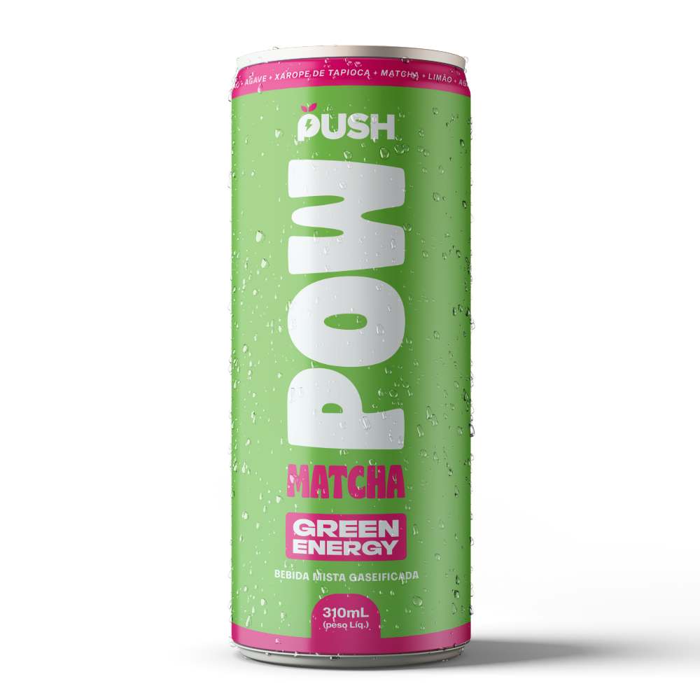 POW Energy Drink 310ml Push Matcha :: UniNatural