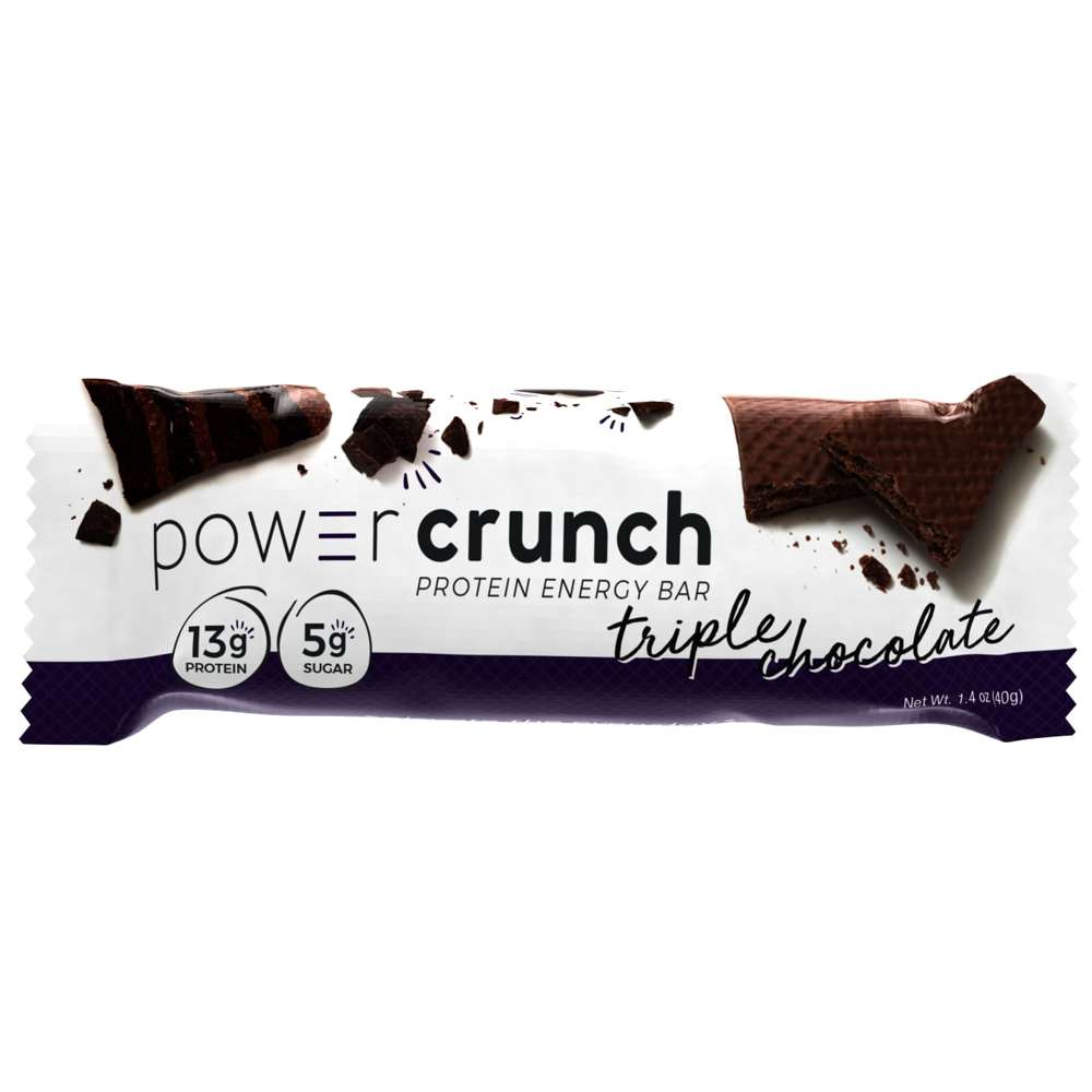 Barra de Proteína Power Crunch Bar Triple Chocolate Barra de 40g Power ...