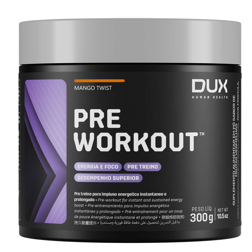 Pré-Treino Pre Workout Mango Twist 300g Dux :: UniNatural