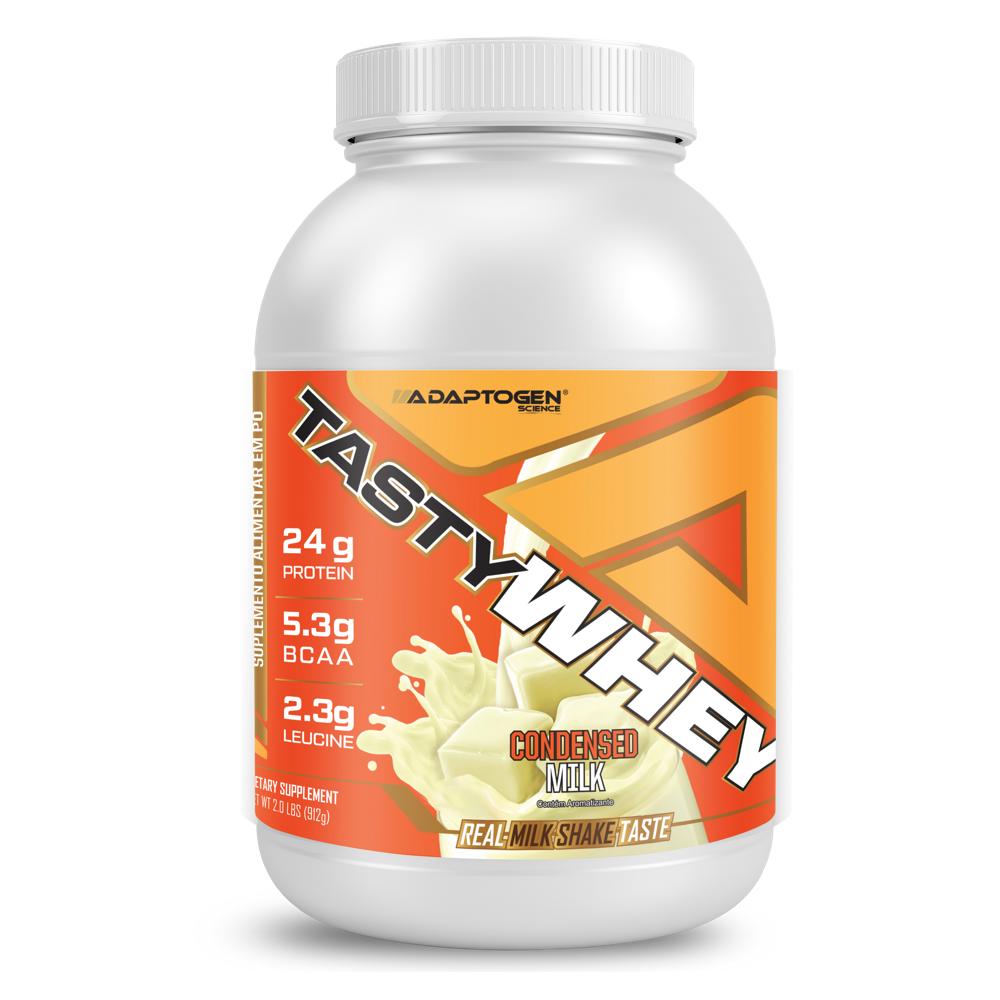 Tasty Whey Leite Condensado 912g Adaptogen Science :: UniNatural