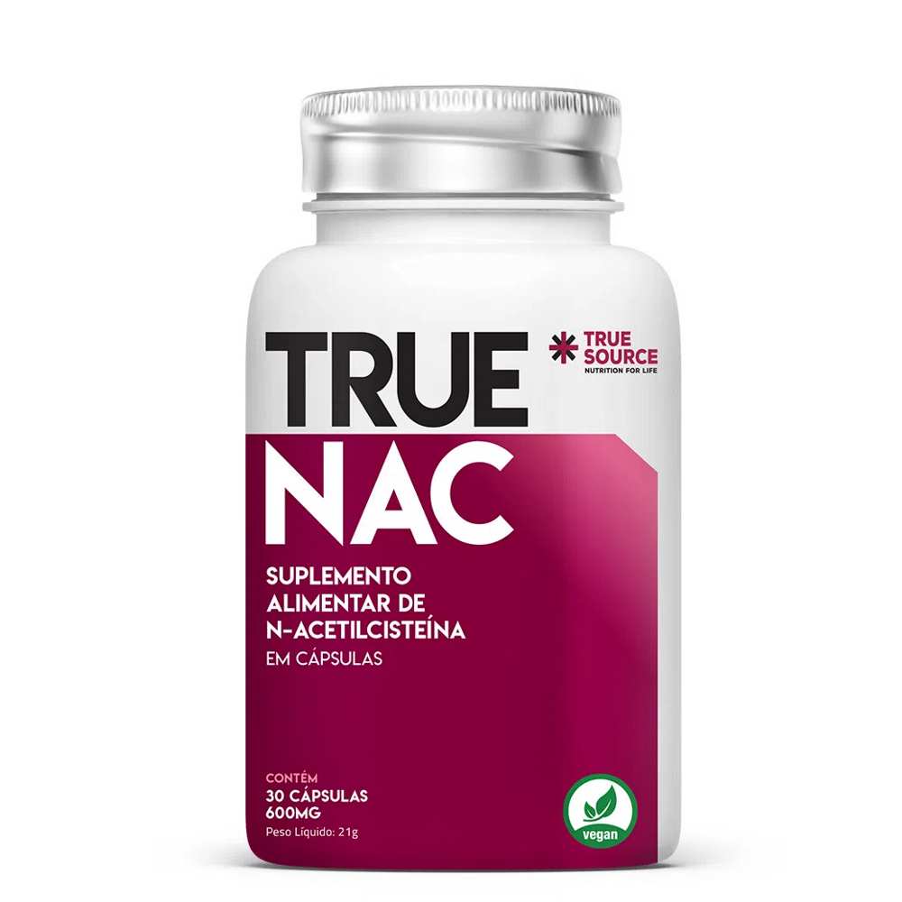 True Nac 600mg 30 Cápsulas True Source :: UniNatural