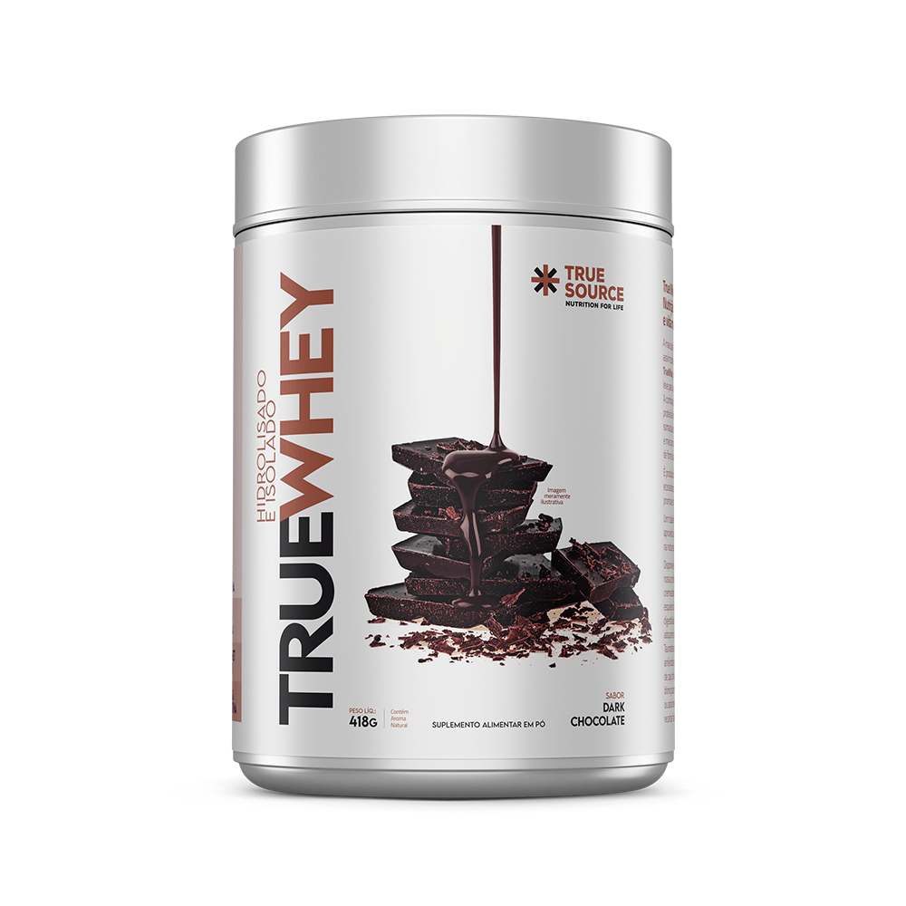 Proteína True Whey Dark Chocolate 418g True Source :: UniNatural