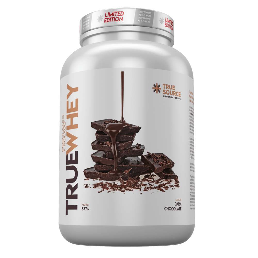 Proteína True Whey Dark Chocolate 837g True Source :: UniNatural