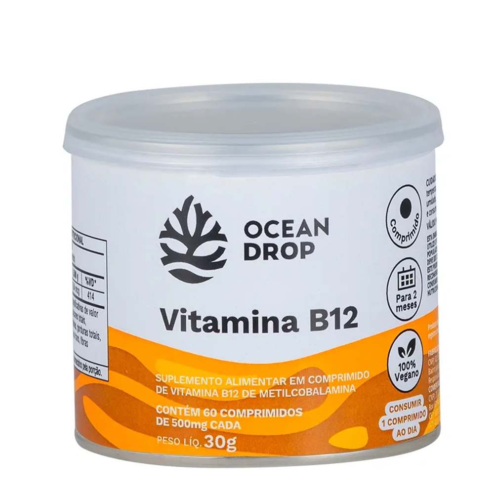Vitamina B12 60 Comprimidos Ocean Drop :: UniNatural