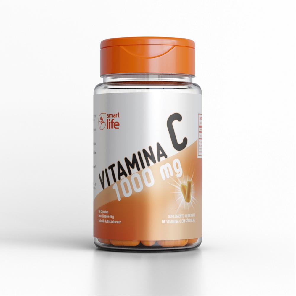 Vitamina C 1000mg 60 Cápsulas Smart Life :: UniNatural